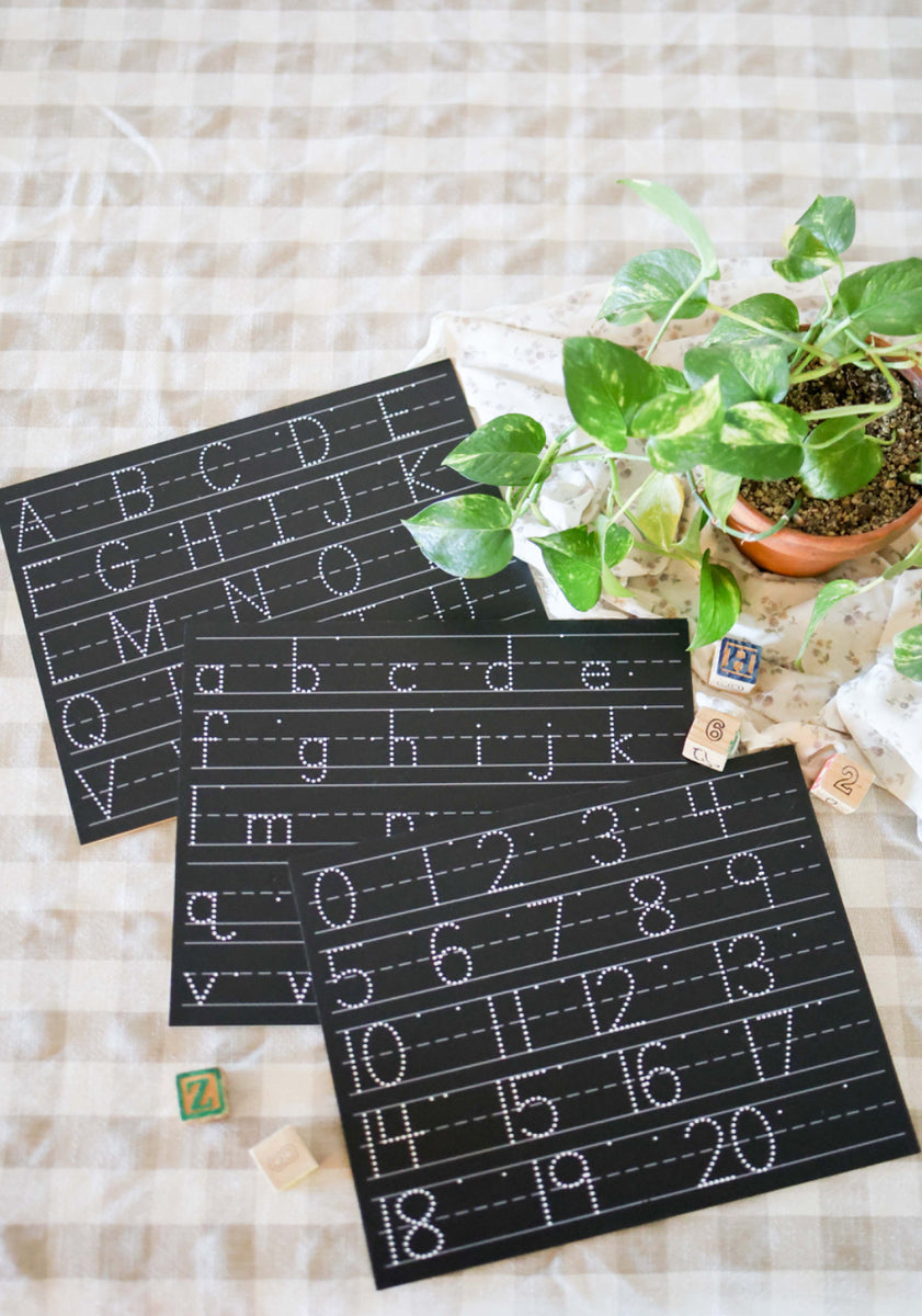 Trace-N-Write Numbers and Letters Set – The Well Ordered Homeschool